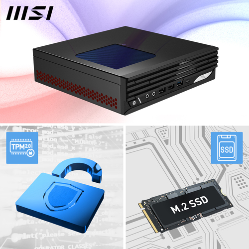 MSI PRO DP21 Mini PC, Core i7 14700, 16GB RAM, 1TB M.2 SSD, Win 11 Pro ...
